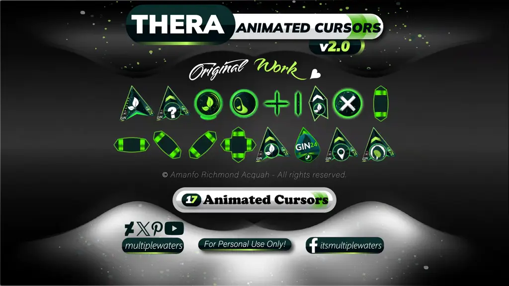 Cursors Thera v2 on Windows download on VSThemes.org