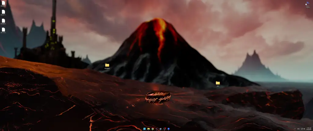 Live wallpaper The One Ring (LOTR) download on VSThemes.org