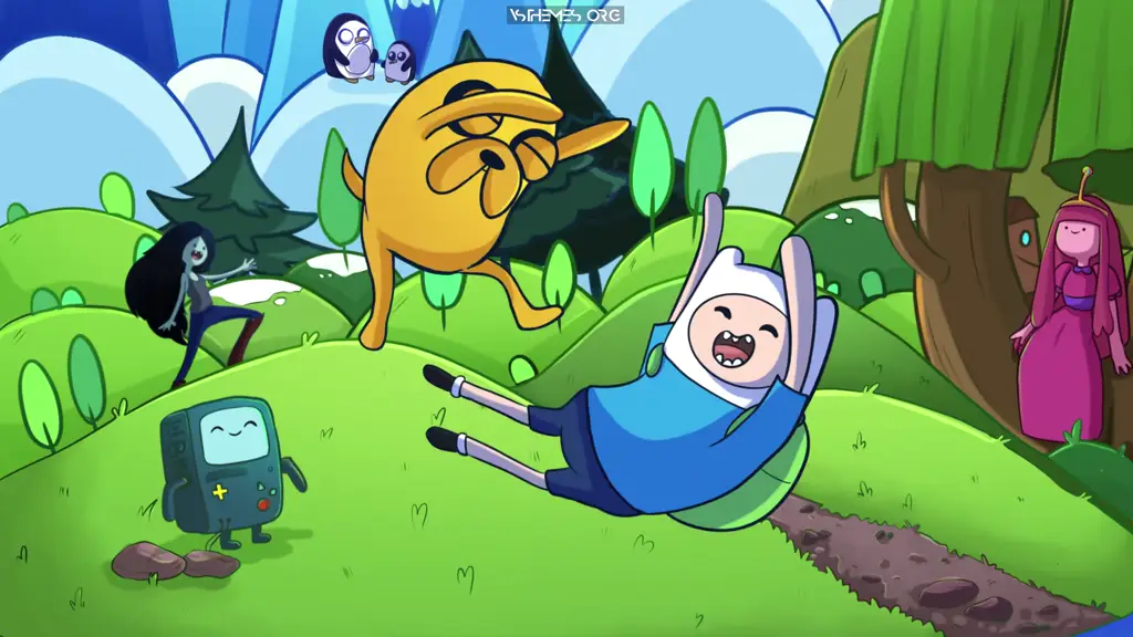 Live wallpaper Its Adventure Time! download on VSThemes.org