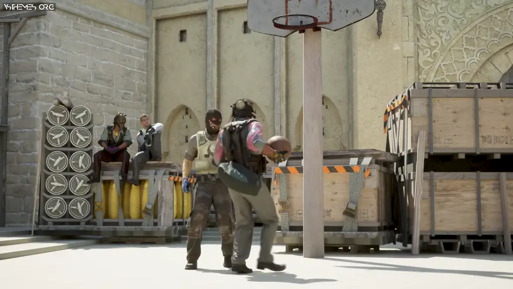 Live wallpaper Basketball CS2 download on VSThemes.org