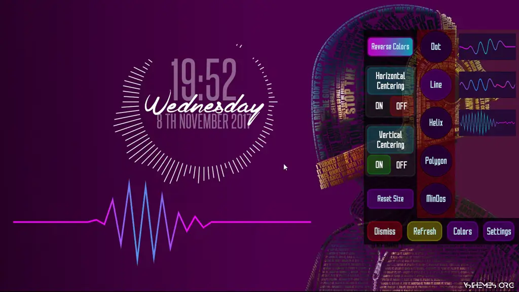 Skin Circular Spectrum for Rainmeter download on VSThemes.org