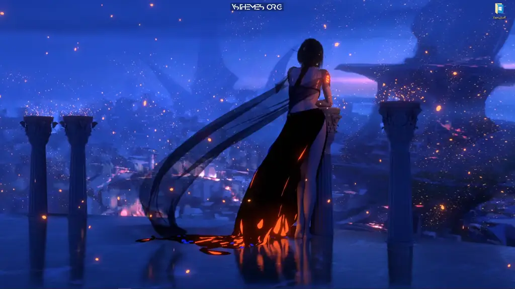 Live wallpaper Princess Aeolian Night download on VSThemes.org
