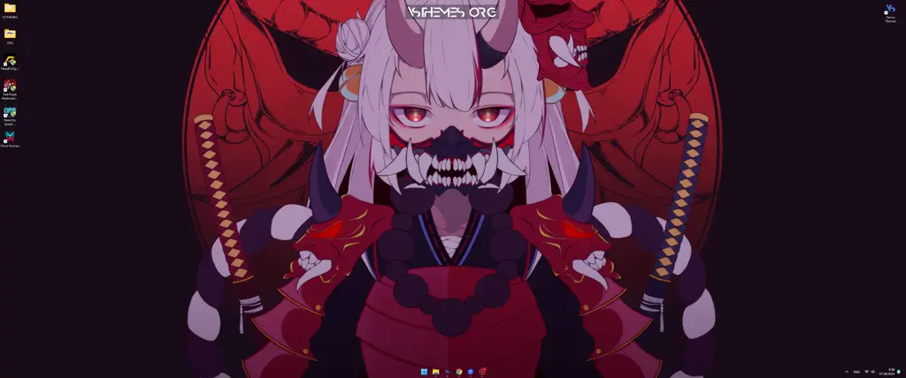 Живые обои Oni Red скачать на VSThemes.org