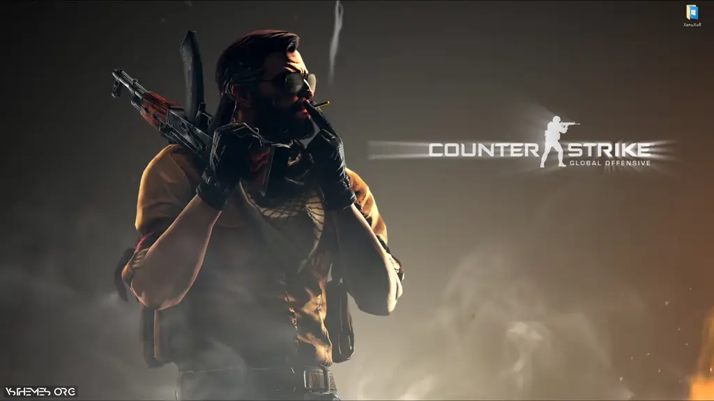 Live wallpaper Terrorist - CS:GO download on VSThemes.org