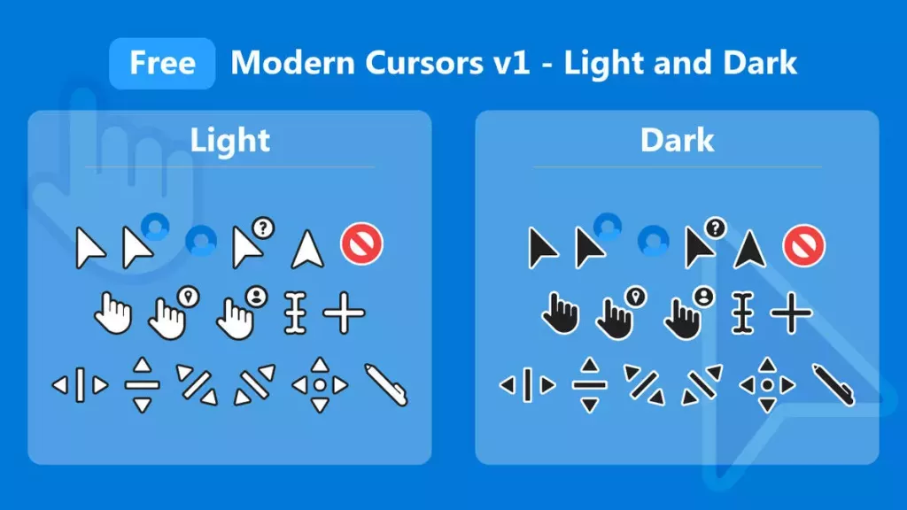 Cursors Modern, the first version on Windows download on VSThemes.org