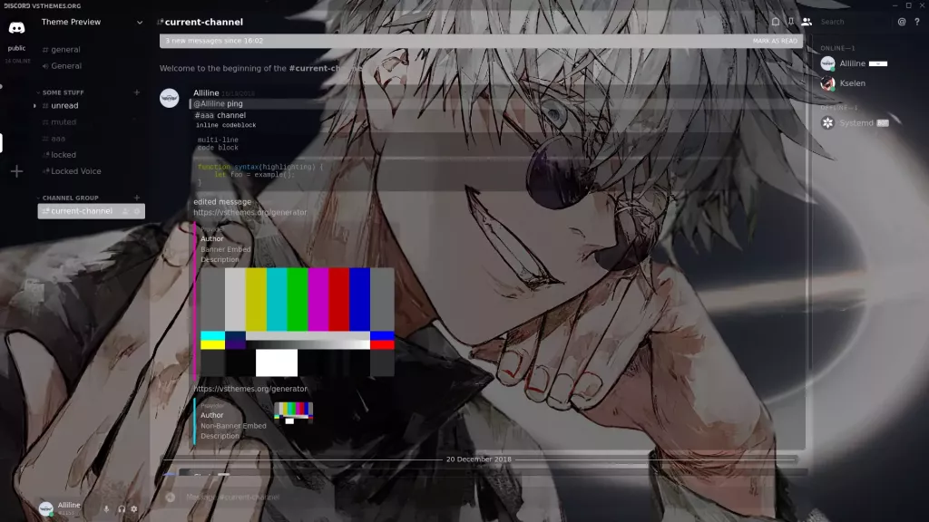 Theme JJk Jujutsu Kaisen Gojo Satoru v.6 for Discord download on ...