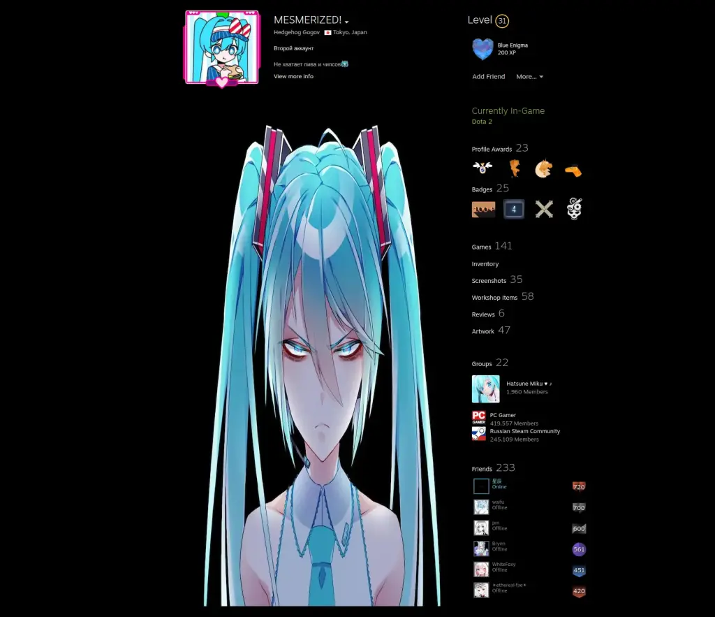 Hatsune Miku (Large Set) Featured Showcase Steam download on VSThemes.org