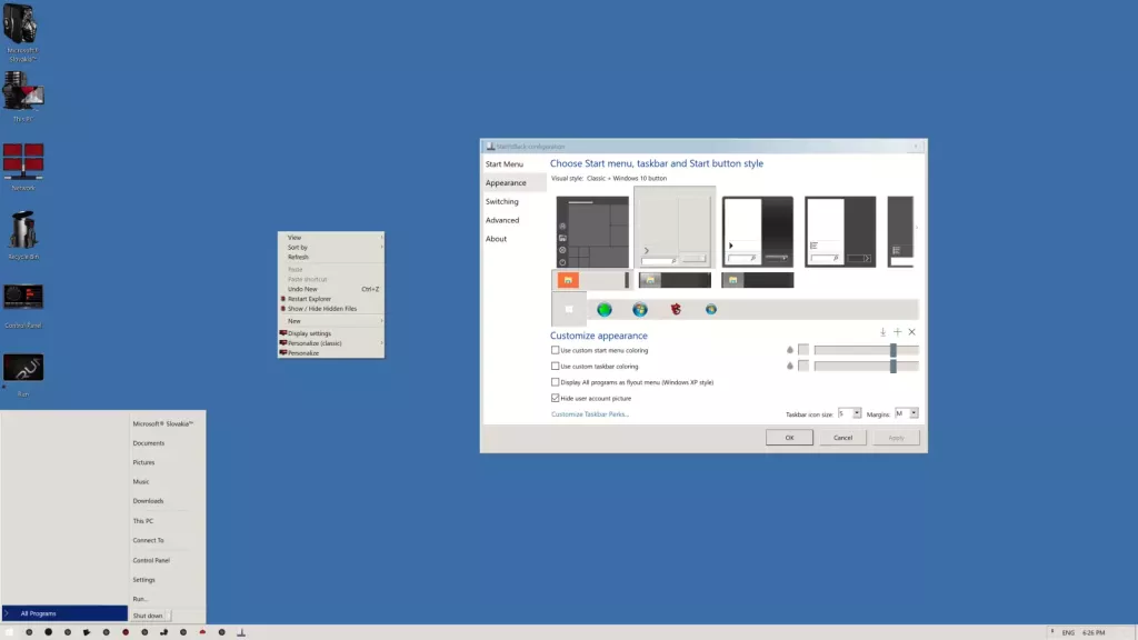 Theme Classic for Windows 10 download on VSThemes.org