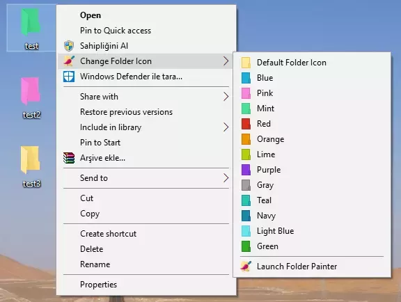 Folder Painter - multi-colored icons for folders download on VSThemes.org