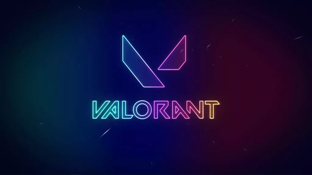 Live wallpaper Valorant logo download on VSThemes.org