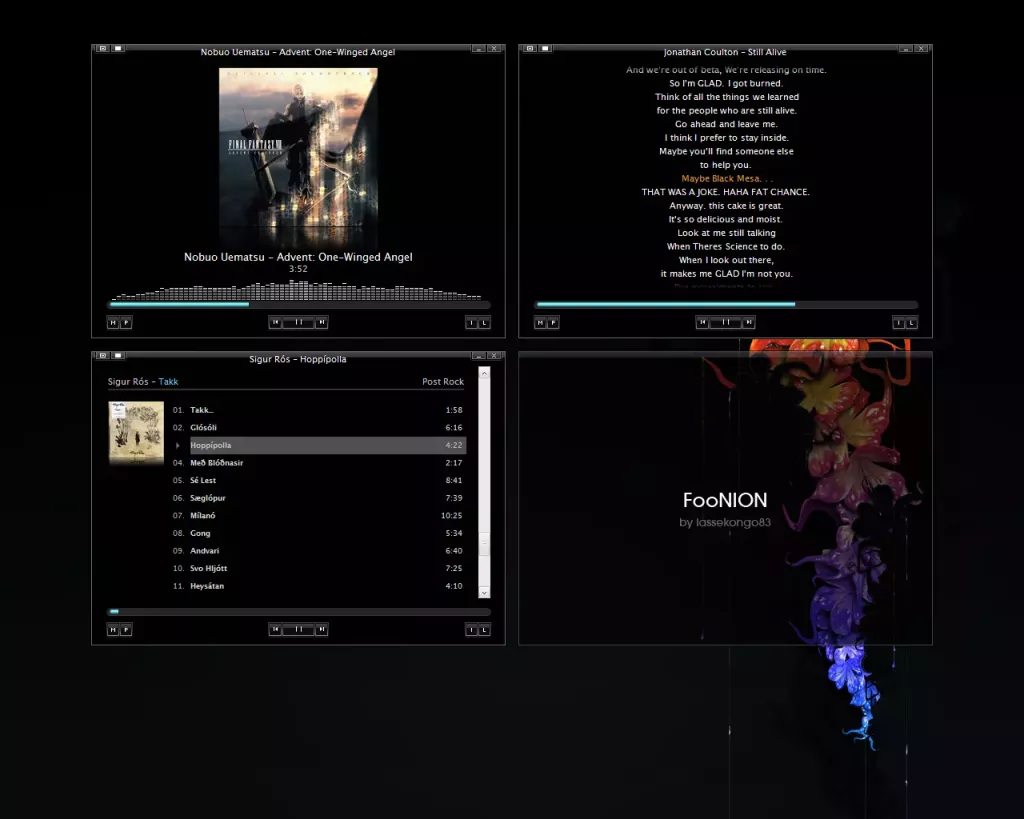 Skin Evening surf for Foobar2000 download on VSThemes.org