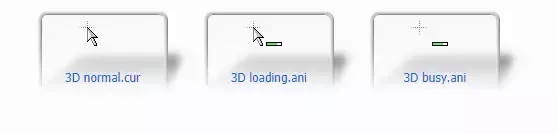 Cursors Gray 3D on Windows download on VSThemes.org