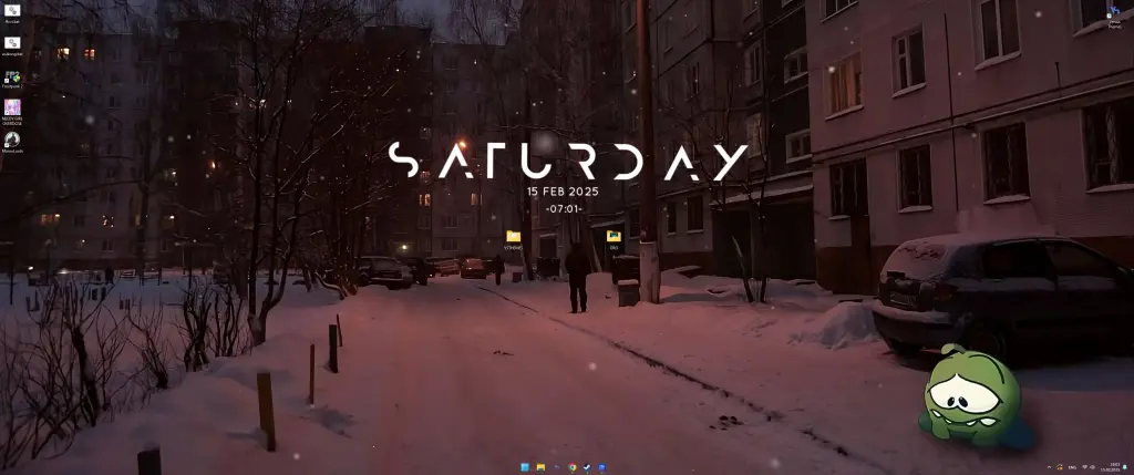 Живые обои Грустный Ам Ням скачать на VSThemes.org