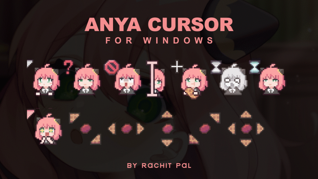 Cursors Anya Forger on Windows download on VSThemes.org