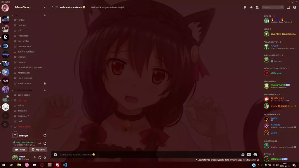 Theme Yun Yun UwU for Discord download on VSThemes.org