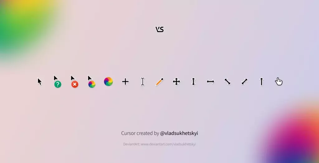 Cursors VS second version on Windows download on VSThemes.org
