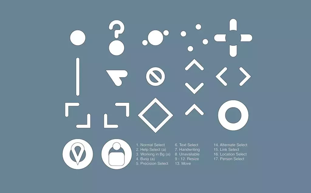 Cursors White Minimalist on Windows download on VSThemes.org