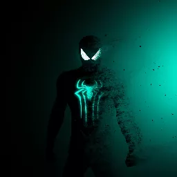 Live wallpaper Spider-Man Cyan download on VSThemes.org
