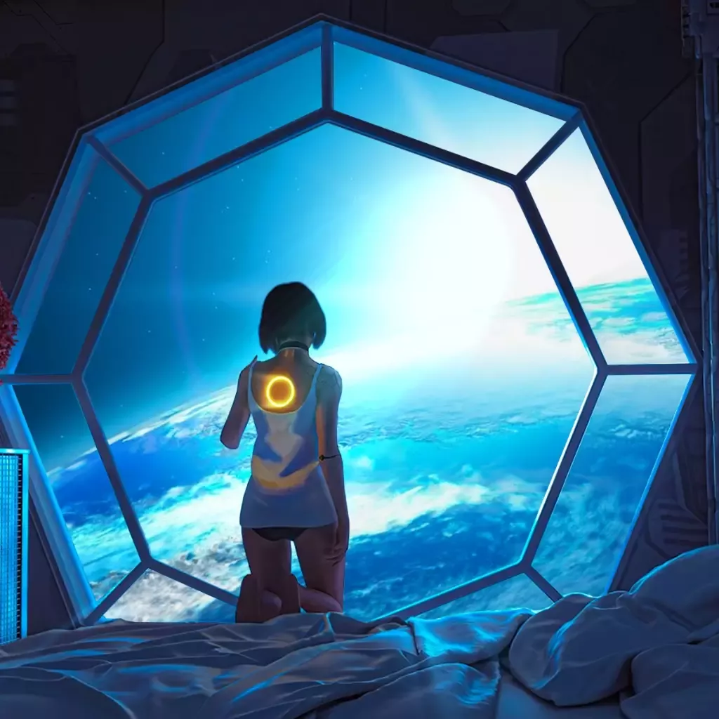 Live wallpaper Alone In Space download on VSThemes.org