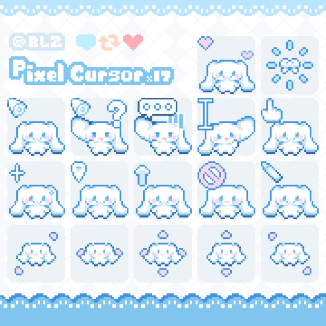 Cursors Cinnamoroll on Windows download on VSThemes.org