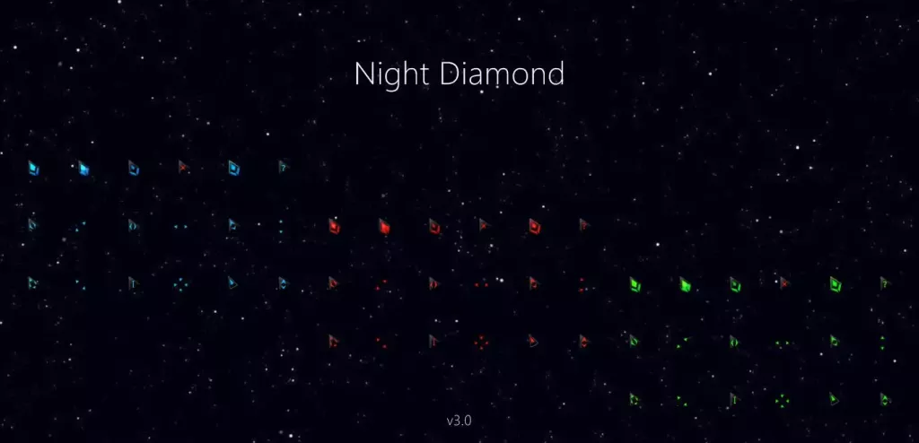 Cursors Night Diamond v3.0 + fix, 3 colors on Windows download on ...