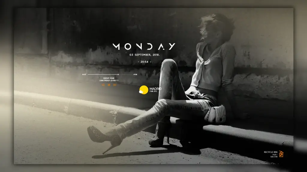 Skin Mond for Rainmeter download on VSThemes.org