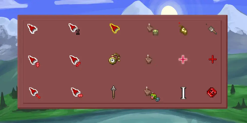 Cursors Terraria on Windows download on VSThemes.org