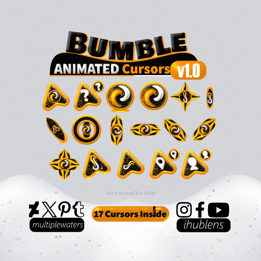 Cursors Bumble on Windows download on VSThemes.org