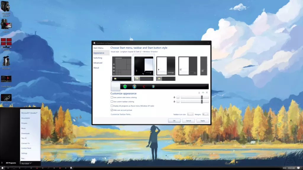 Theme Longhorn Inspirate SE for Windows 10 download on VSThemes.org