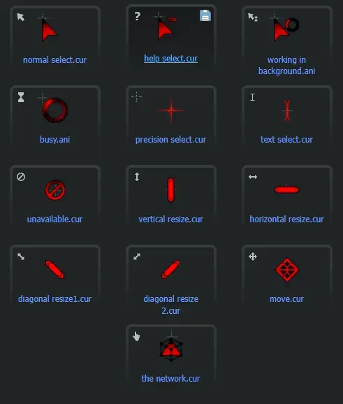 Cursors Skynet on Windows download on VSThemes.org