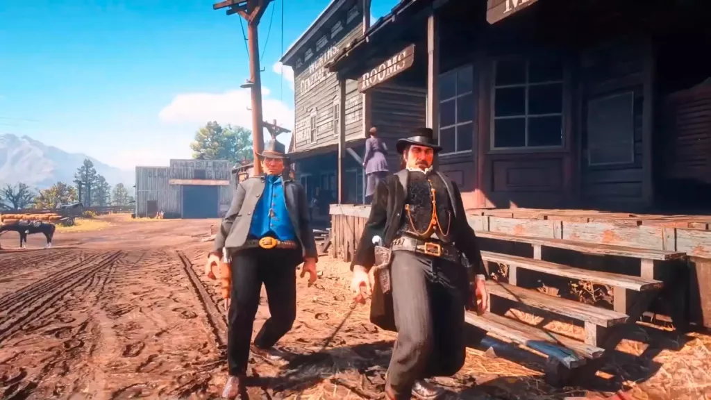 Live wallpaper Arthur Morgan - Poker Plans (RDR2) download on VSThemes.org