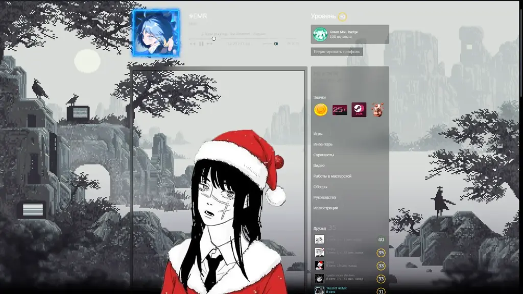 Christmas Mitaka Asa (manga style) Featured Showcase Steam download on ...