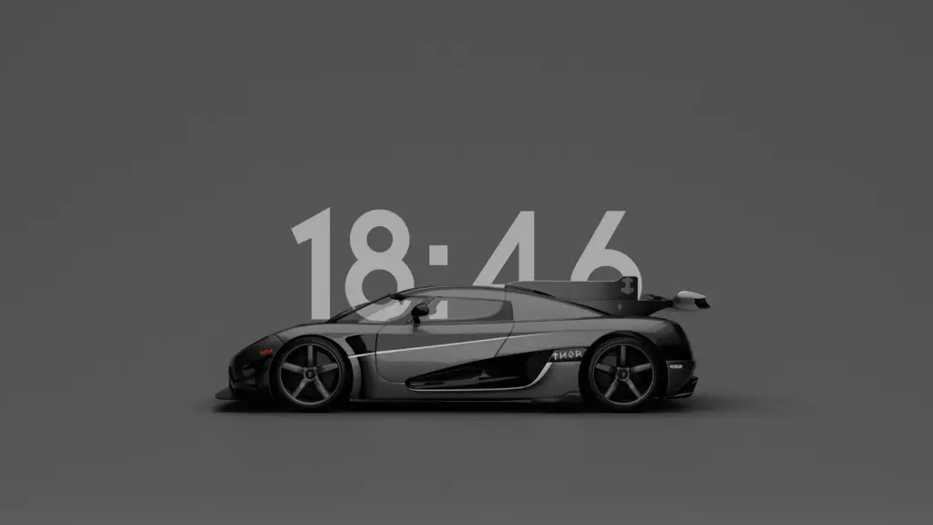 Live wallpaper Koenigsegg Agera FE Thor download on VSThemes.org
