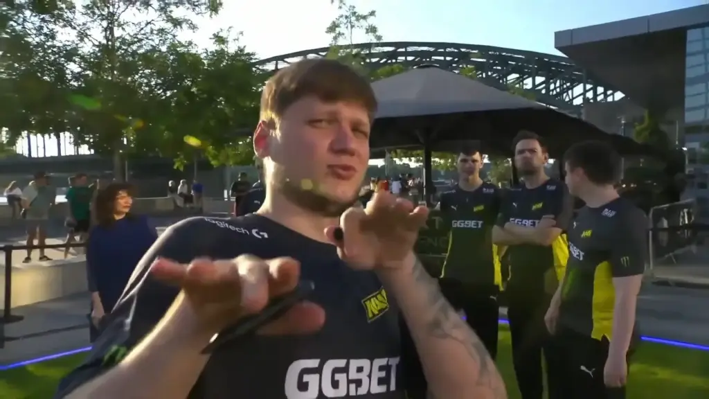 Live wallpaper S1mple Signa - Screen Painting download on VSThemes.org