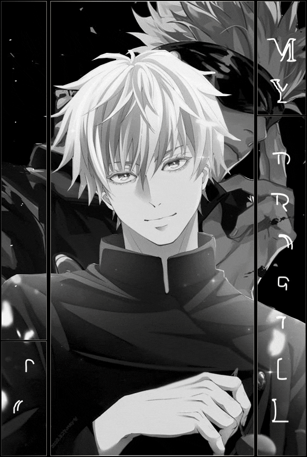 Steam Artwork Satoru Gojo Black download on VSThemes.org