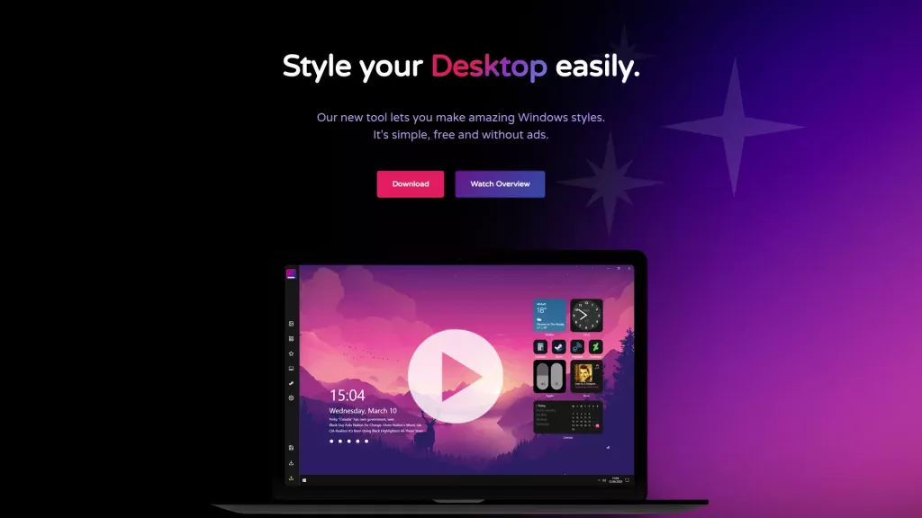ScreenStyler - easy access to personalization v.0.2.3 Beta download on ...