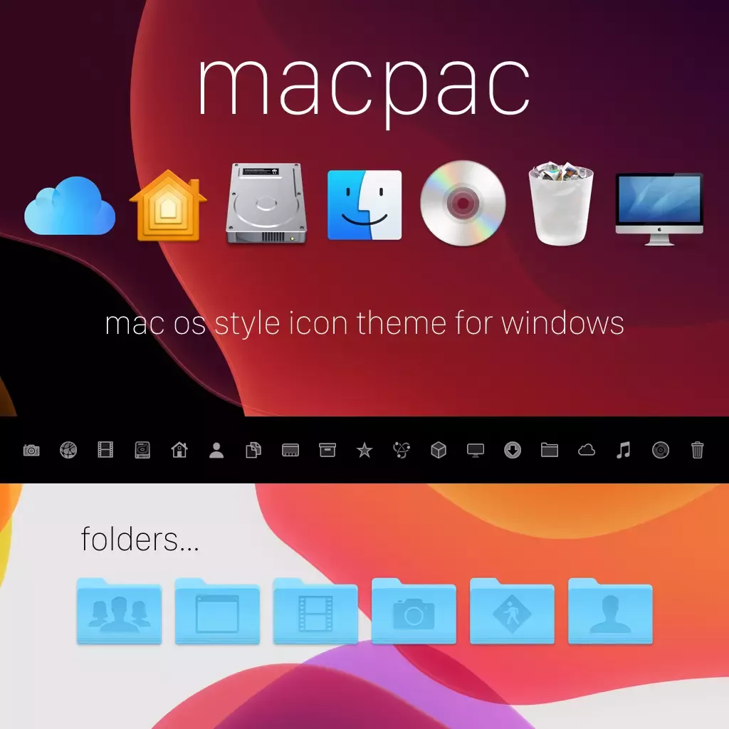 Icons macpac - in Mac OS style iPack download on VSThemes.org