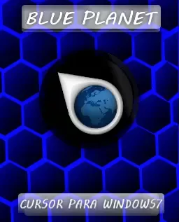 Cursors A blue planet in a gray canticle on Windows download on ...