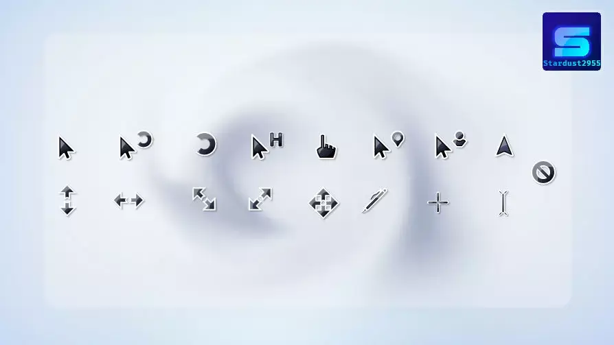 Cursors Solid Glass on Windows download on VSThemes.org