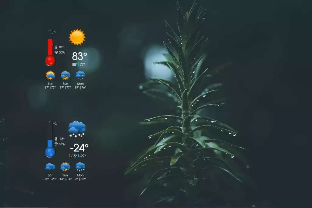 Skin Royal weather for Rainmeter download on VSThemes.org