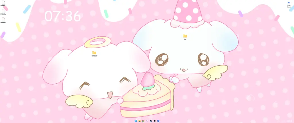 Live wallpaper Cake Angels (Cutecore Kawaii) download on VSThemes.org