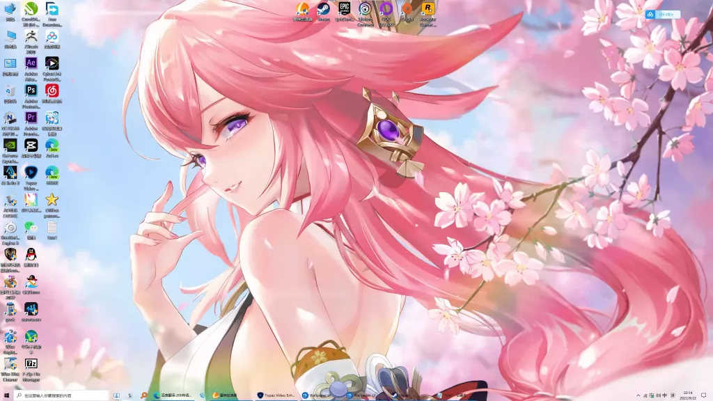 Live wallpaper Yae Miko - Genshin Impact -16:9-4K/60FPS download on VSThemes.org