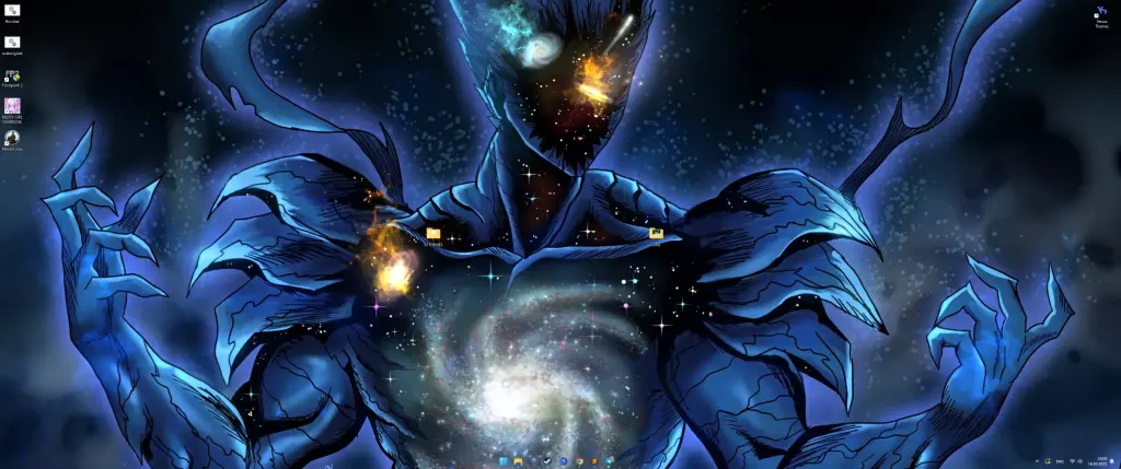 Live wallpaper Cosmic Garou download on VSThemes.org