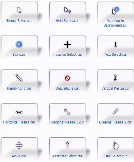 Cursors White Aero with purple backlight on Windows download on ...