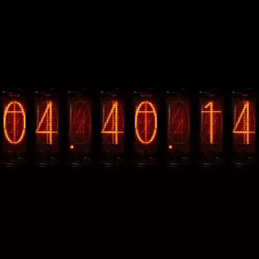 Live wallpaper Nixie Clock(personal) download on VSThemes.org