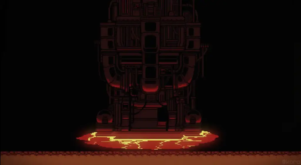 Live wallpaper Undertale hot land core view download on VSThemes.org