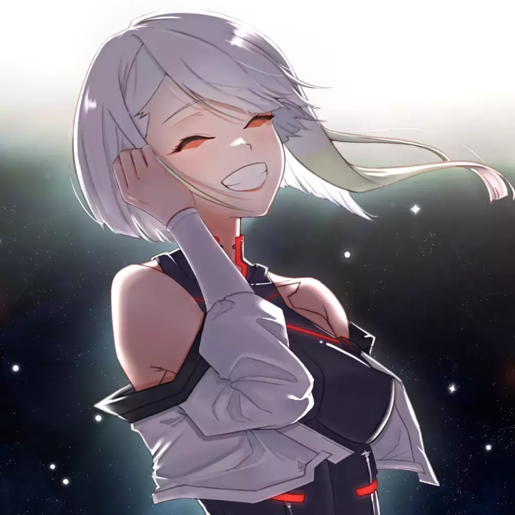 Live wallpaper Lucy Smile Cyberpunk Edgerunners [Audio Responsive ...