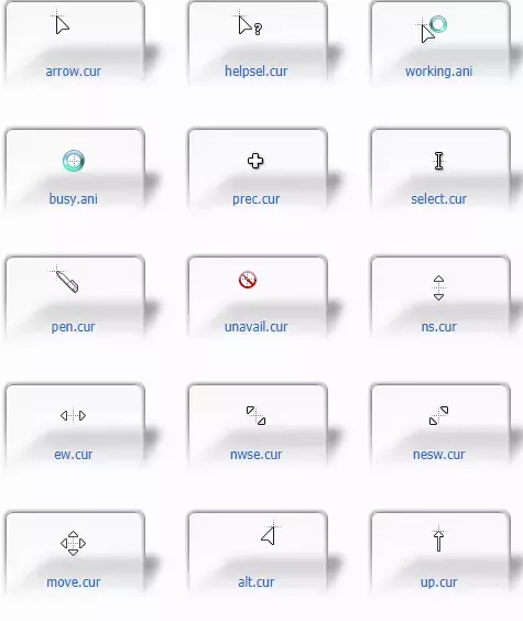 Cursors Windows Aero without a tail on Windows download on VSThemes.org