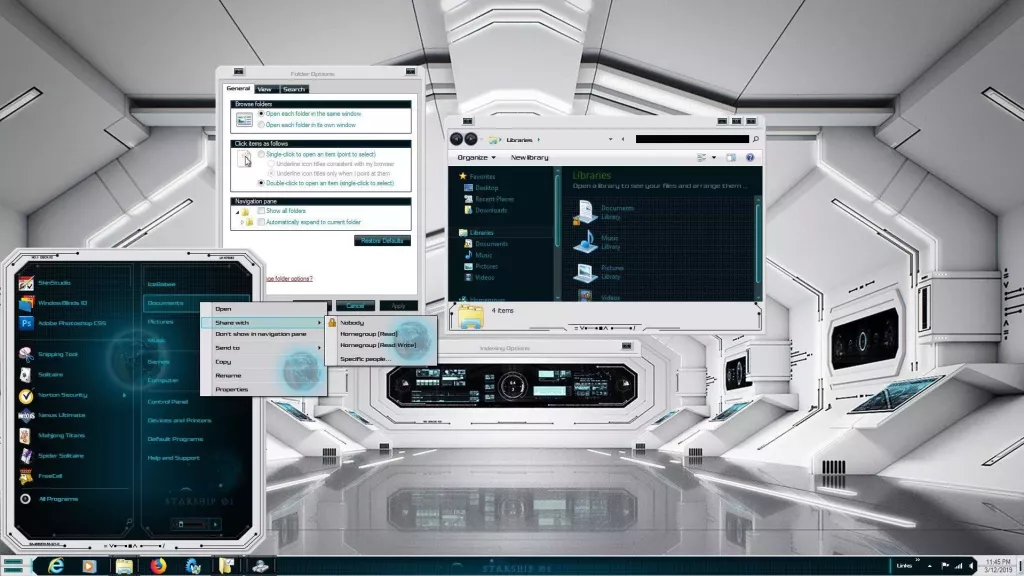 Theme Starship 01 for WindowBlinds download on VSThemes.org