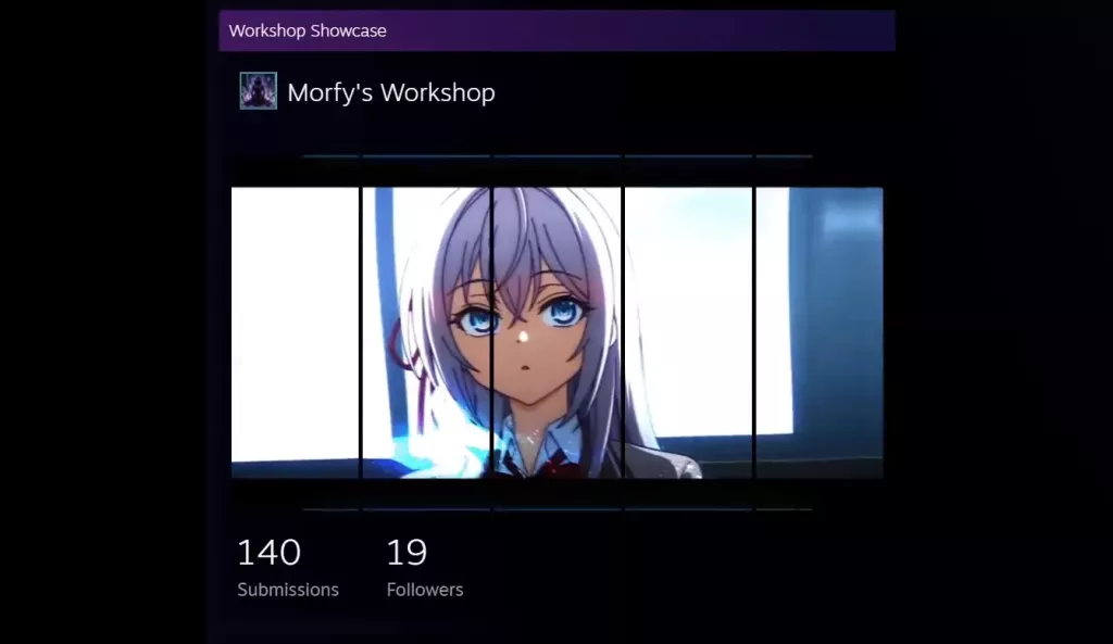 Alisa Mikhailovna Kujou Workshop Showcase Steam download on VSThemes.org